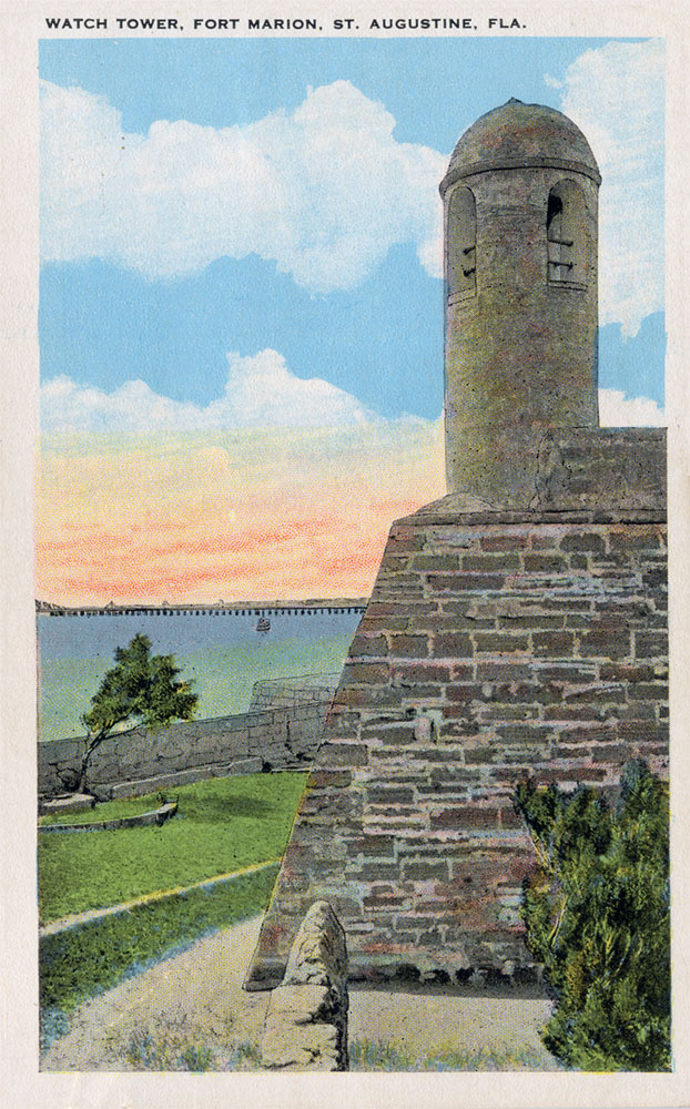Fort Marion watch tower | Visit St Augustine