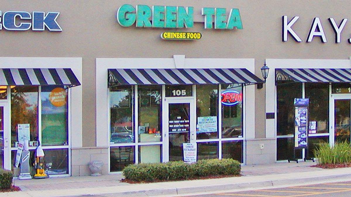 Green tea chinese food store