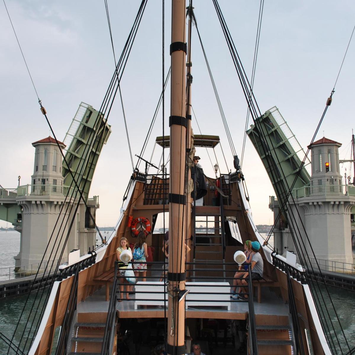 Real Pirate Ship Deck