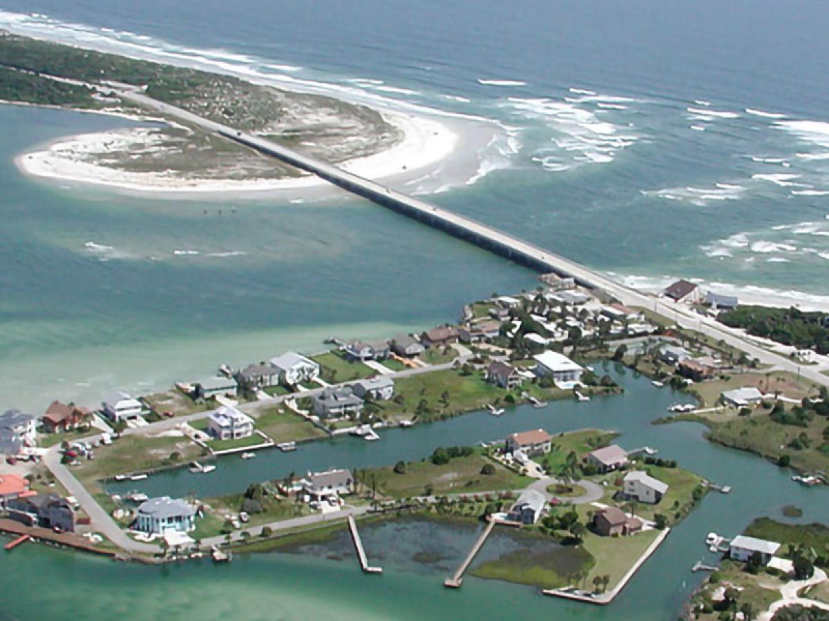 Matanzas Inlet Before After Dredging Begins Of Intracoastal In St.
