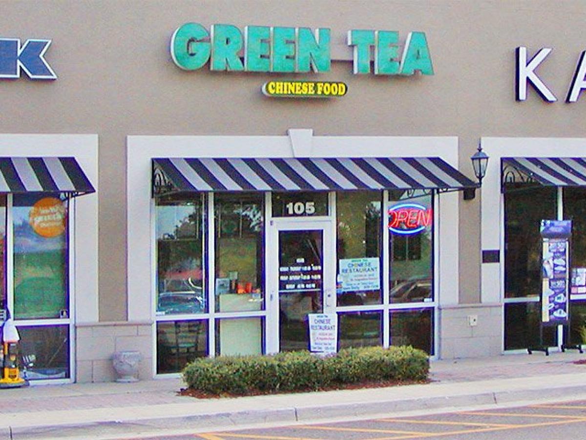 Green tea chinese restaurant store